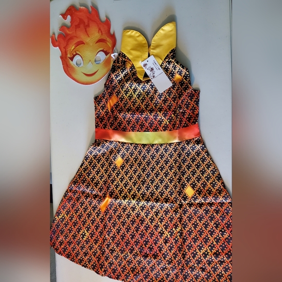 Costumes | Girls Ember Dress Cosplay Costume With Mask Size 15 Us 12 ...